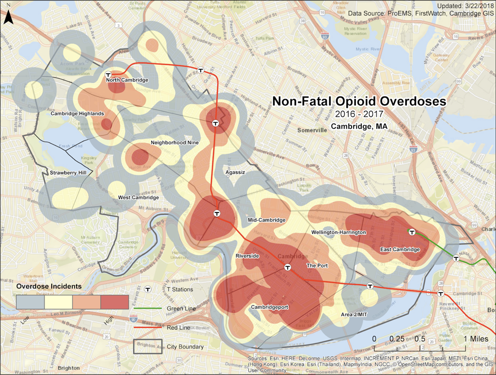 See how overdoses center around T stations, part of a public trove of ...