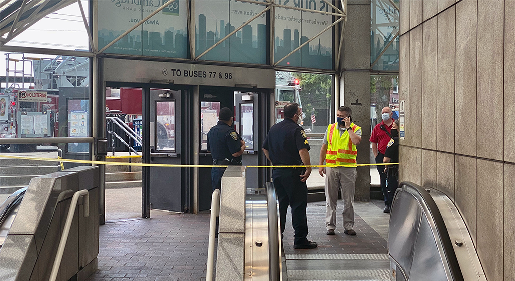 Man dies after being hit by train at Porter Station - Cambridge Day