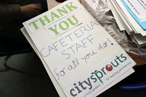 Along with appreciation of school food, cafeteria workers get their day ...