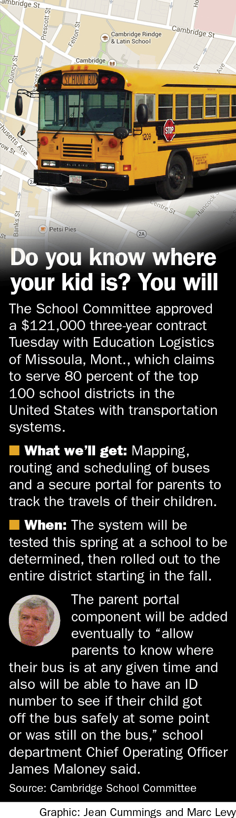 School bus system to let parents track kids by smartphone; parents talk ...