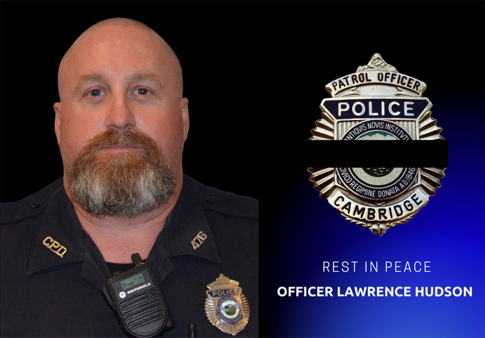 Officer Lawrence Hudson mourned by police - Cambridge Day