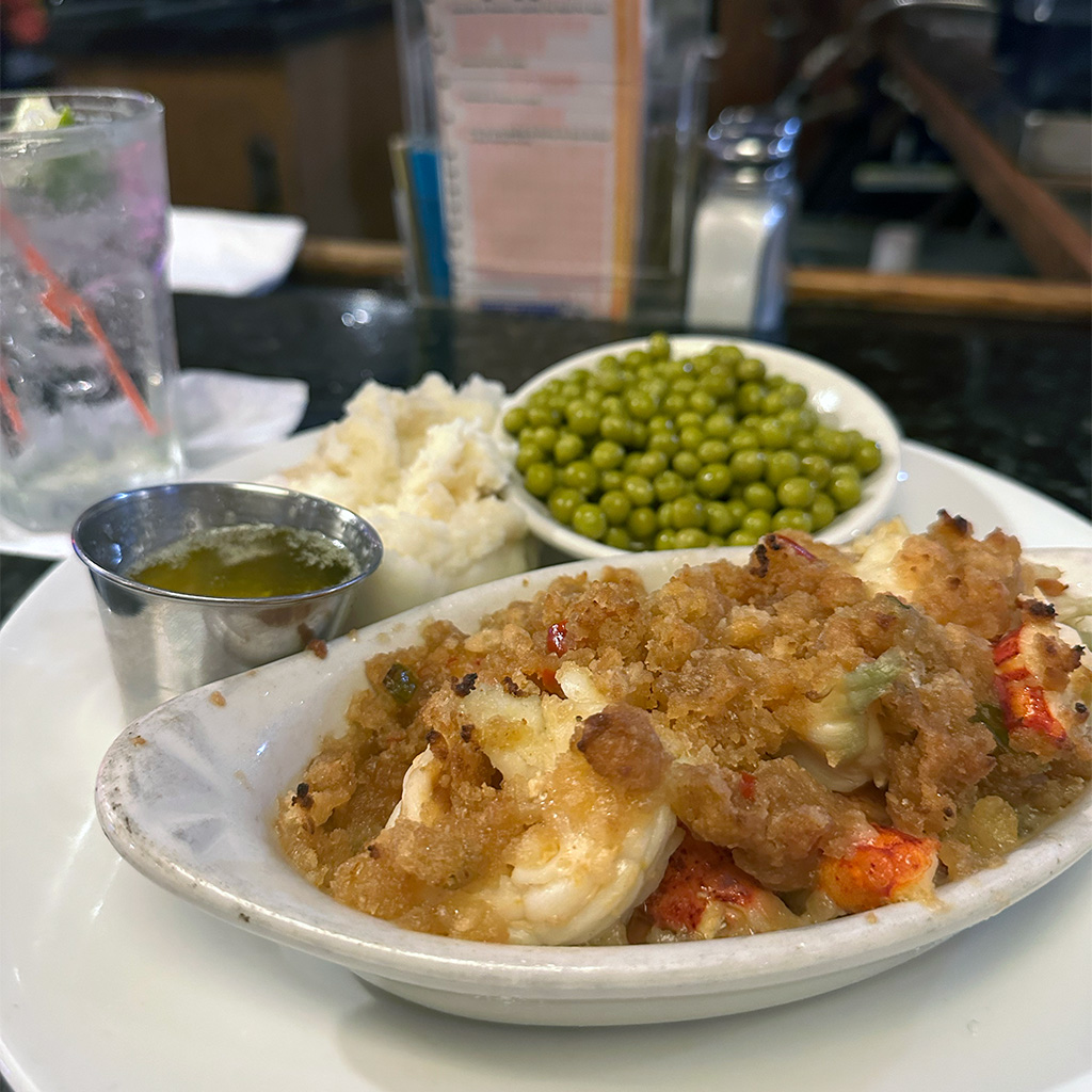 Lobster casserole at the Mount Vernon Restaurant - Cambridge Day