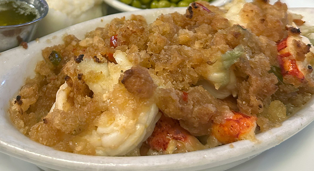 Lobster casserole at the Mount Vernon Restaurant - Cambridge Day