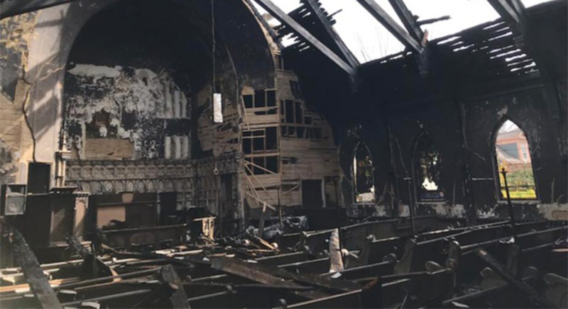 Faith Lutheran Church fire is considered arson; Joint investigation ...