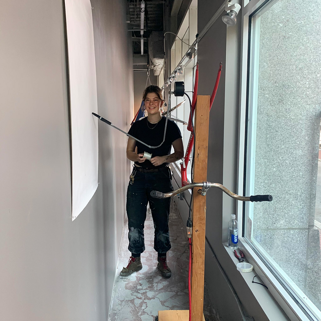 25/8 artspace, carved from the side of a bank, offers window into ...