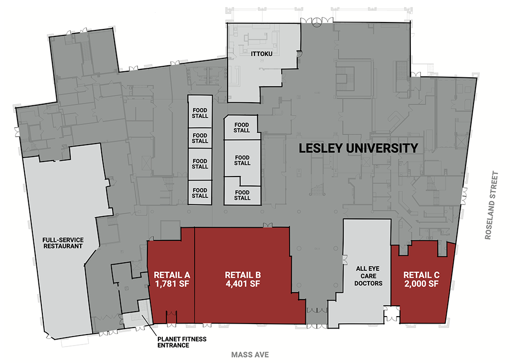 Lesley has ended its plan to relocate restaurants into a more prominent ...