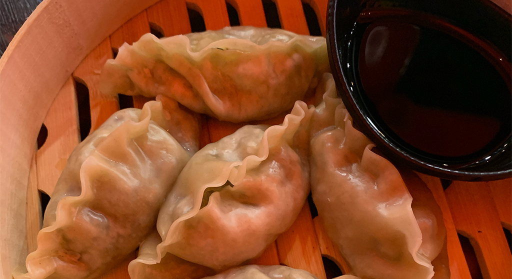 Kong Pocha veggie dumplings - Cambridge Day