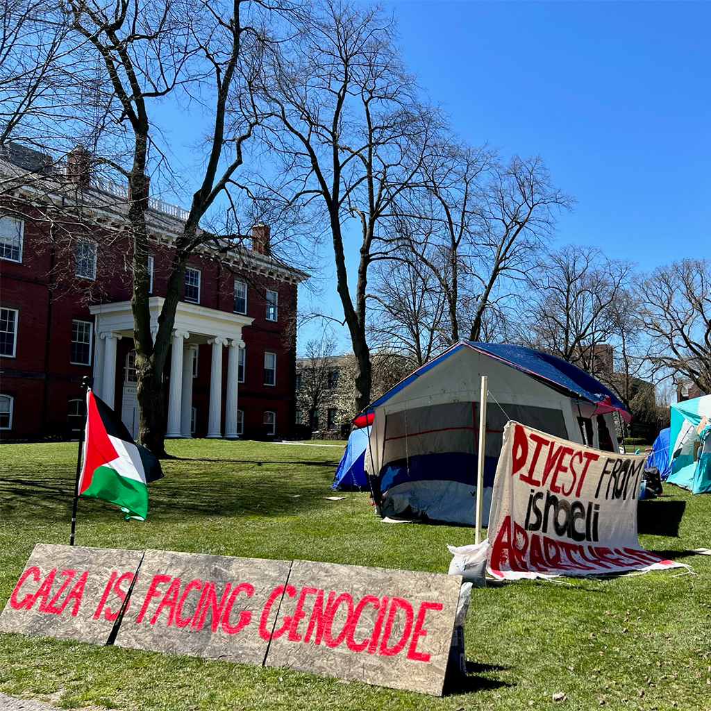 Gaza War campus protests escalate with camps and police presence after ...