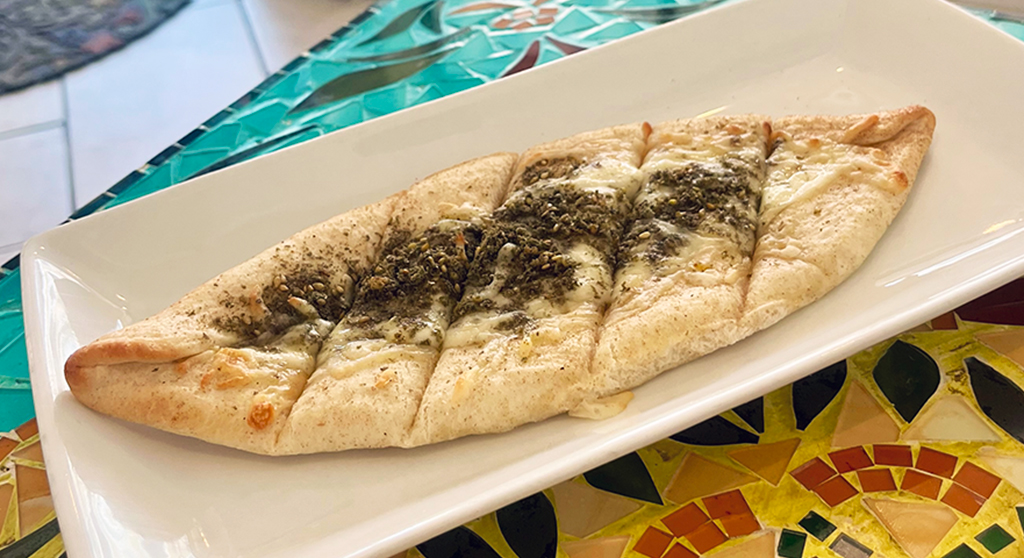 Yafa Bakery & Cafe CheeZaatar manaqeesh - Cambridge Day