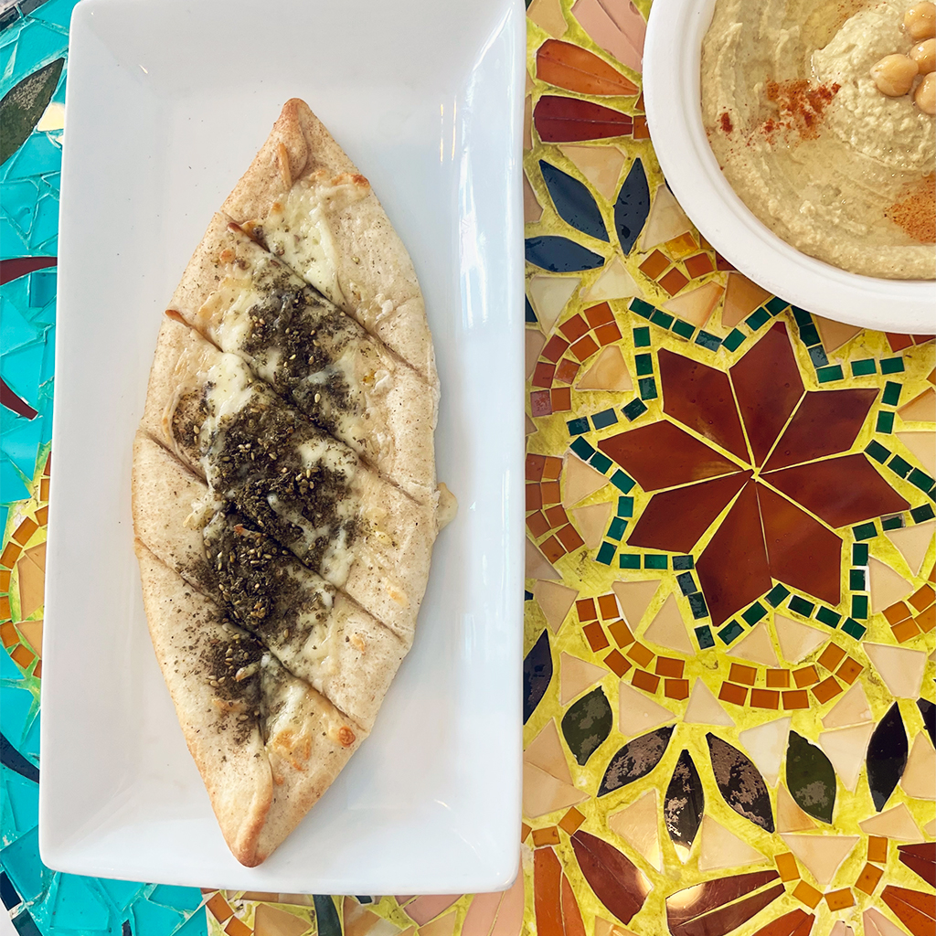 Yafa Bakery & Cafe CheeZaatar manaqeesh - Cambridge Day