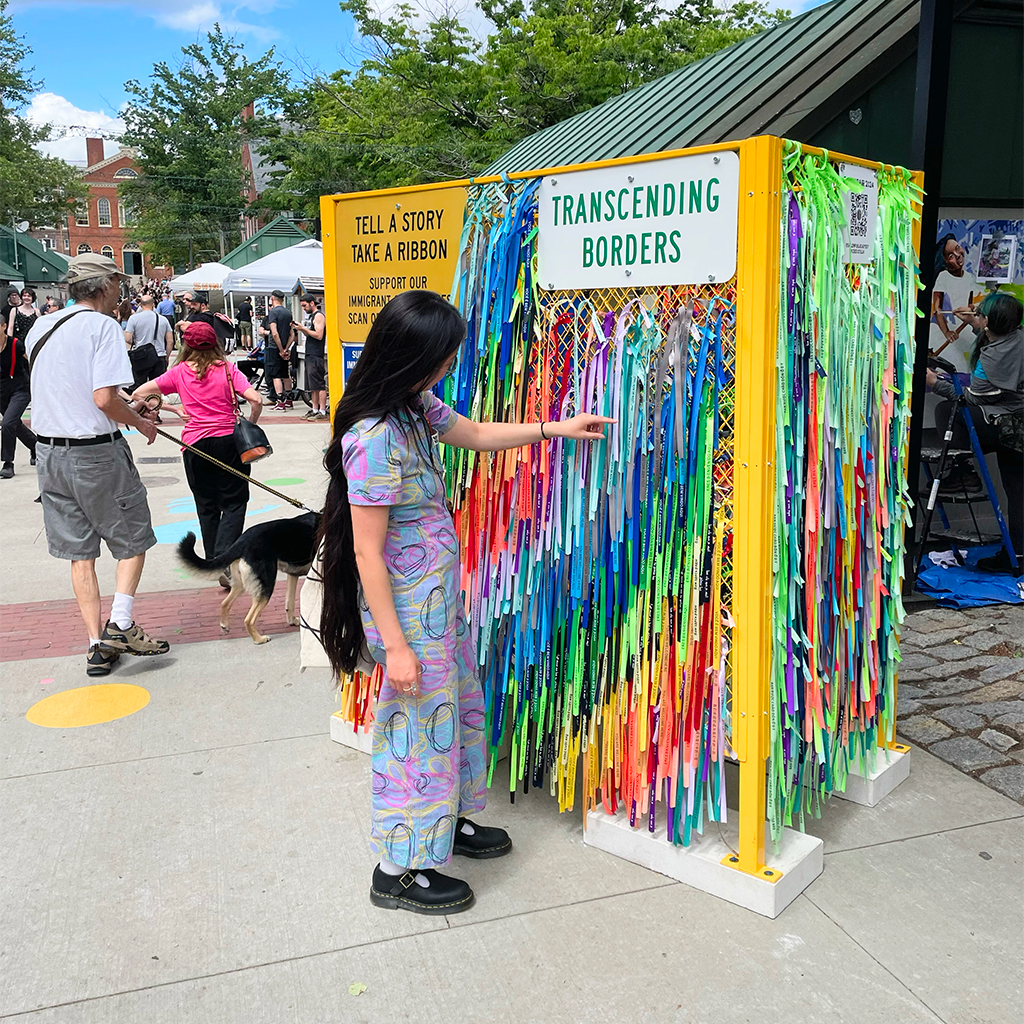 Julia Csekö's 'Transcending Borders' welcomes immigrants with a chance ...