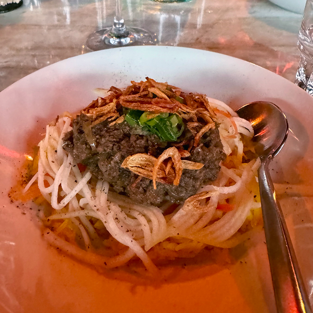 Monkfish and squab at Saigon Babylon - Cambridge Day