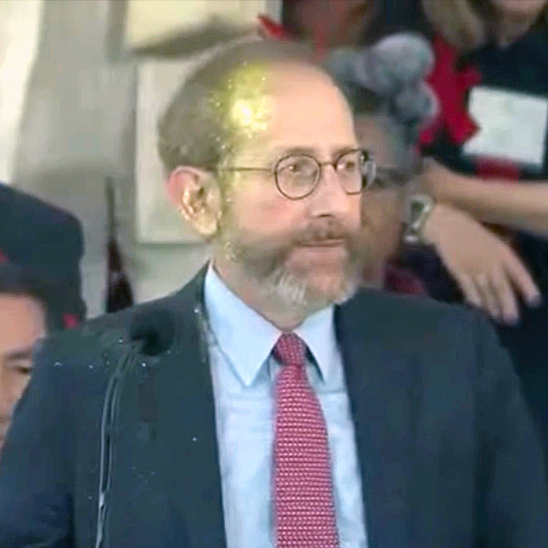 Harvard pursues felony charges against protester who dumped glitter in ...