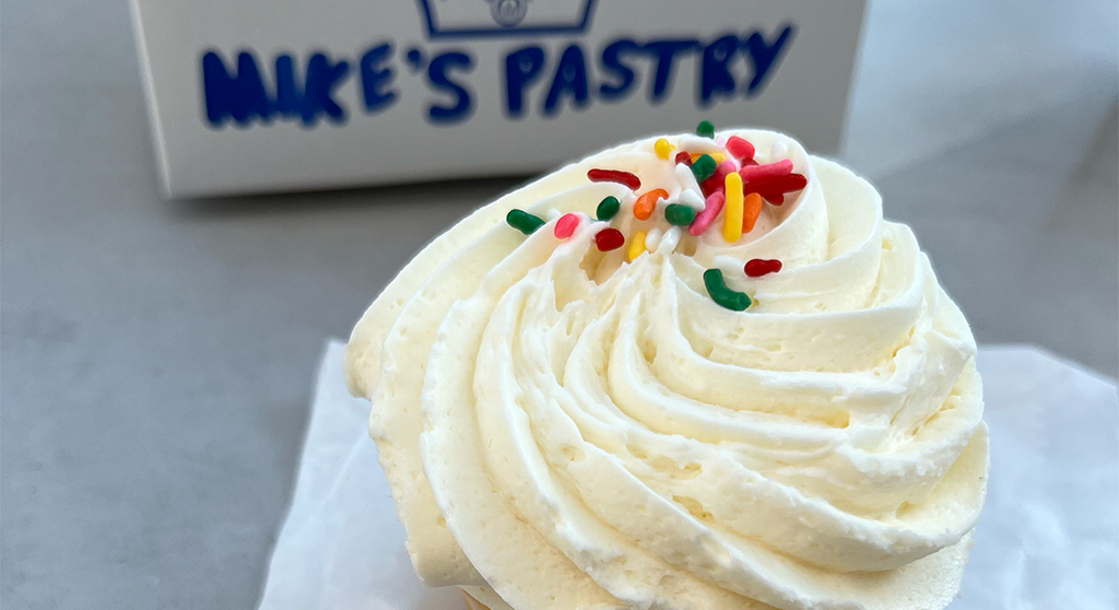 Mike’s Pastry vanilla cupcake - Cambridge Day