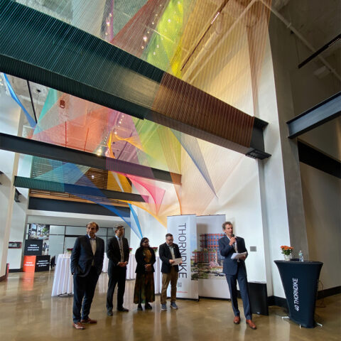 Business tower 40 Thorndike opens with party, inclusionary homes ...