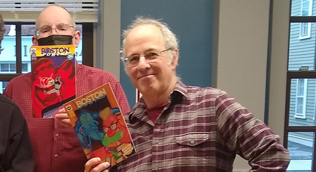 Cartoonist Dan Mazur showed Boston Powers, turning isolated artists into comics community ...