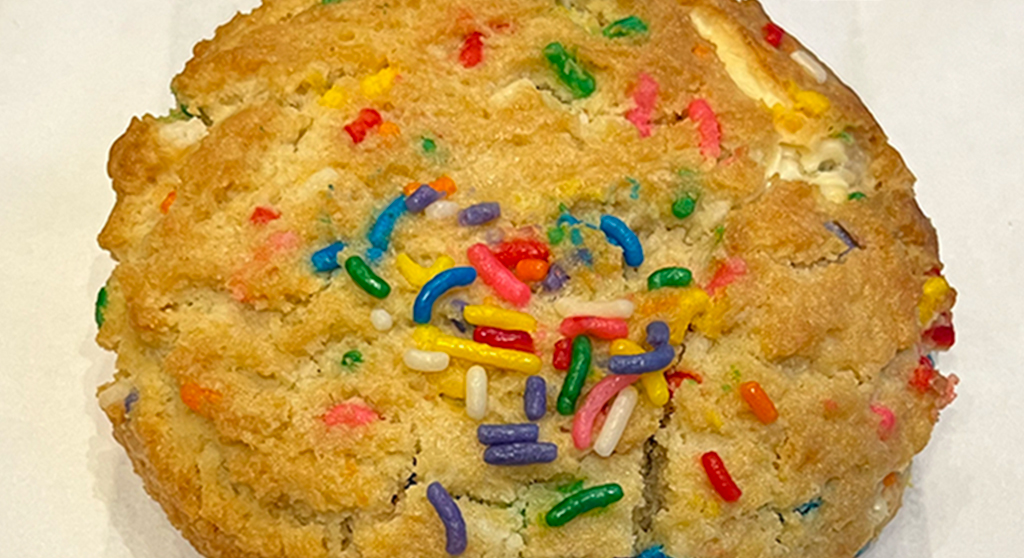 For Five Coffee Roasters funfetti birthday cake cookie - Cambridge Day