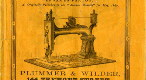 An 1846 sewing machine is example of creativity in Cambridge coming to ...