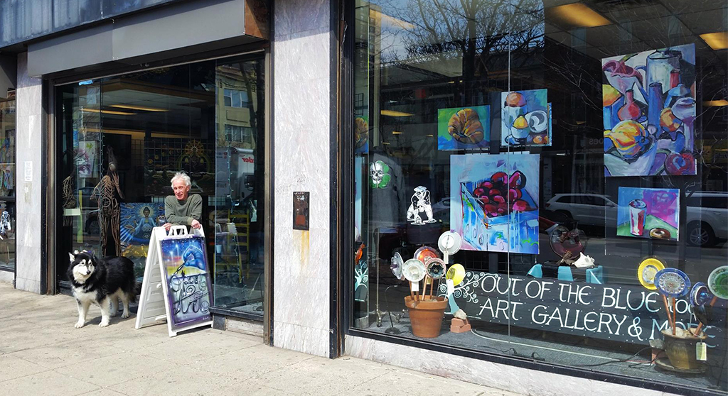 Tom Tipton, founder of Out of the Blue art gallery, leaves a legacy of ...