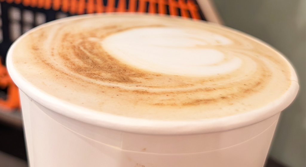 Pumpkin spice latte at the CSCA Cafe - Cambridge Day