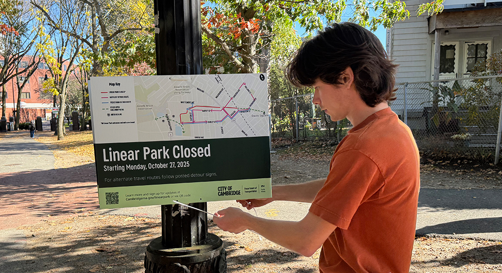 Cambridge’s Linear Park path to close for improvements - Cambridge Day