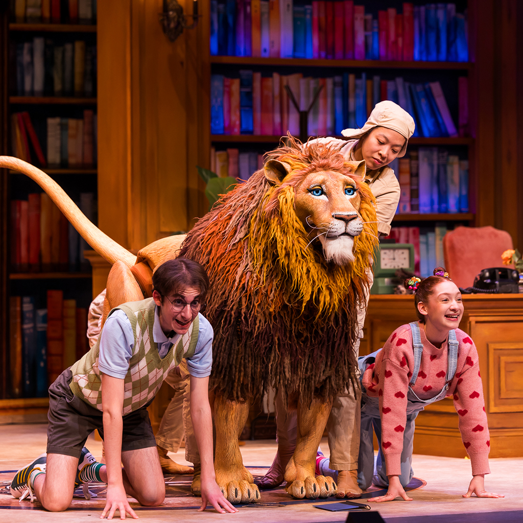 Adam Theater’s “Library Lion” invites kids onto the mane stage ...